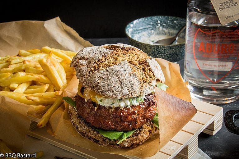 Ginflamed giant Devil’s Tail Burger
