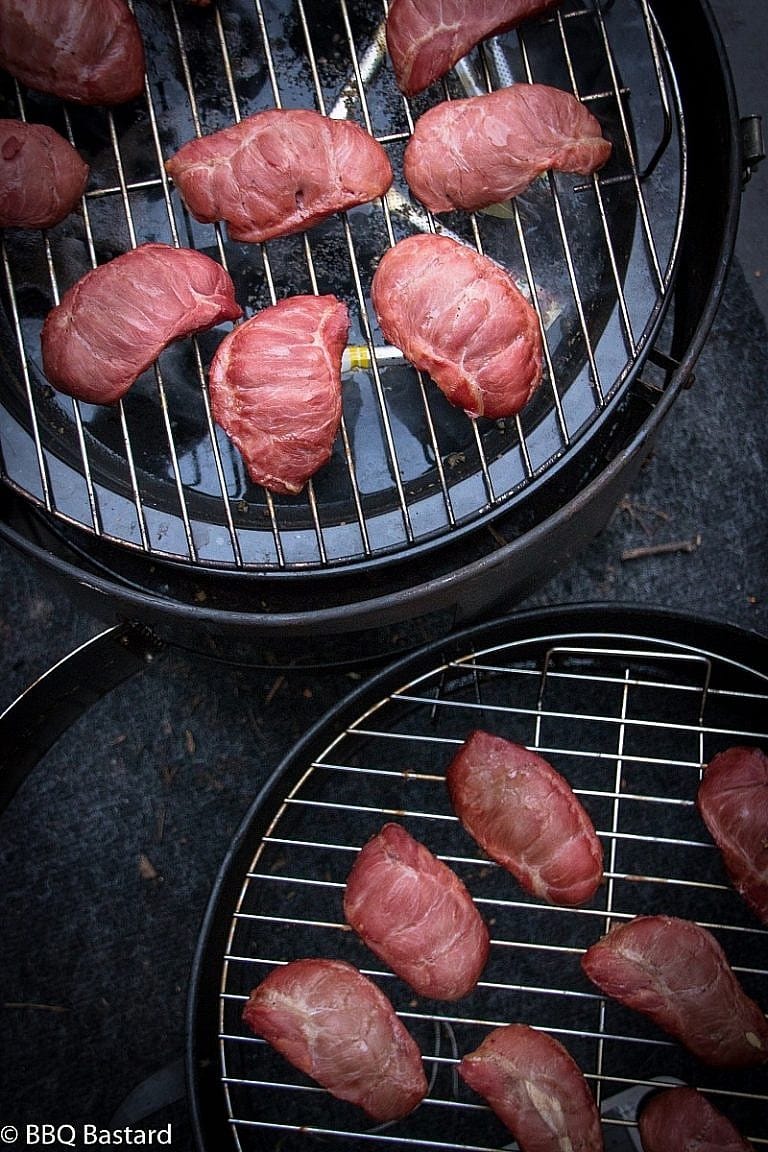 321 varkenswangen op de BBQ met whisky glaze