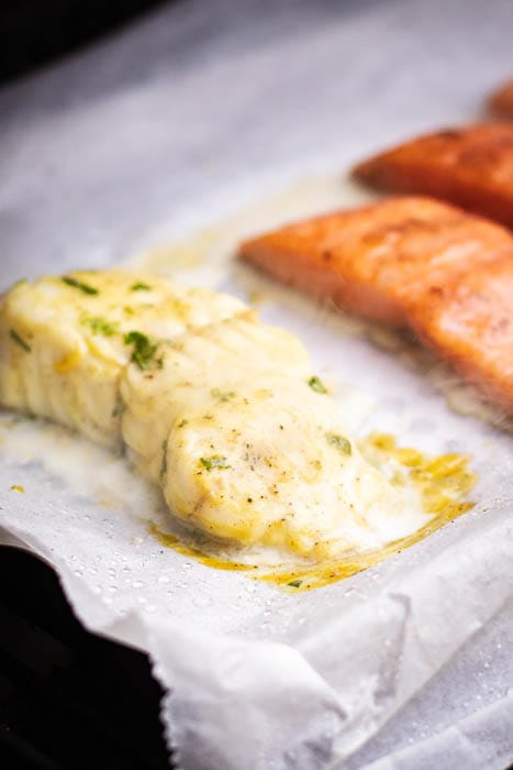 Gerookte zeewolf met honing mosterd lak - BBQ Bastard